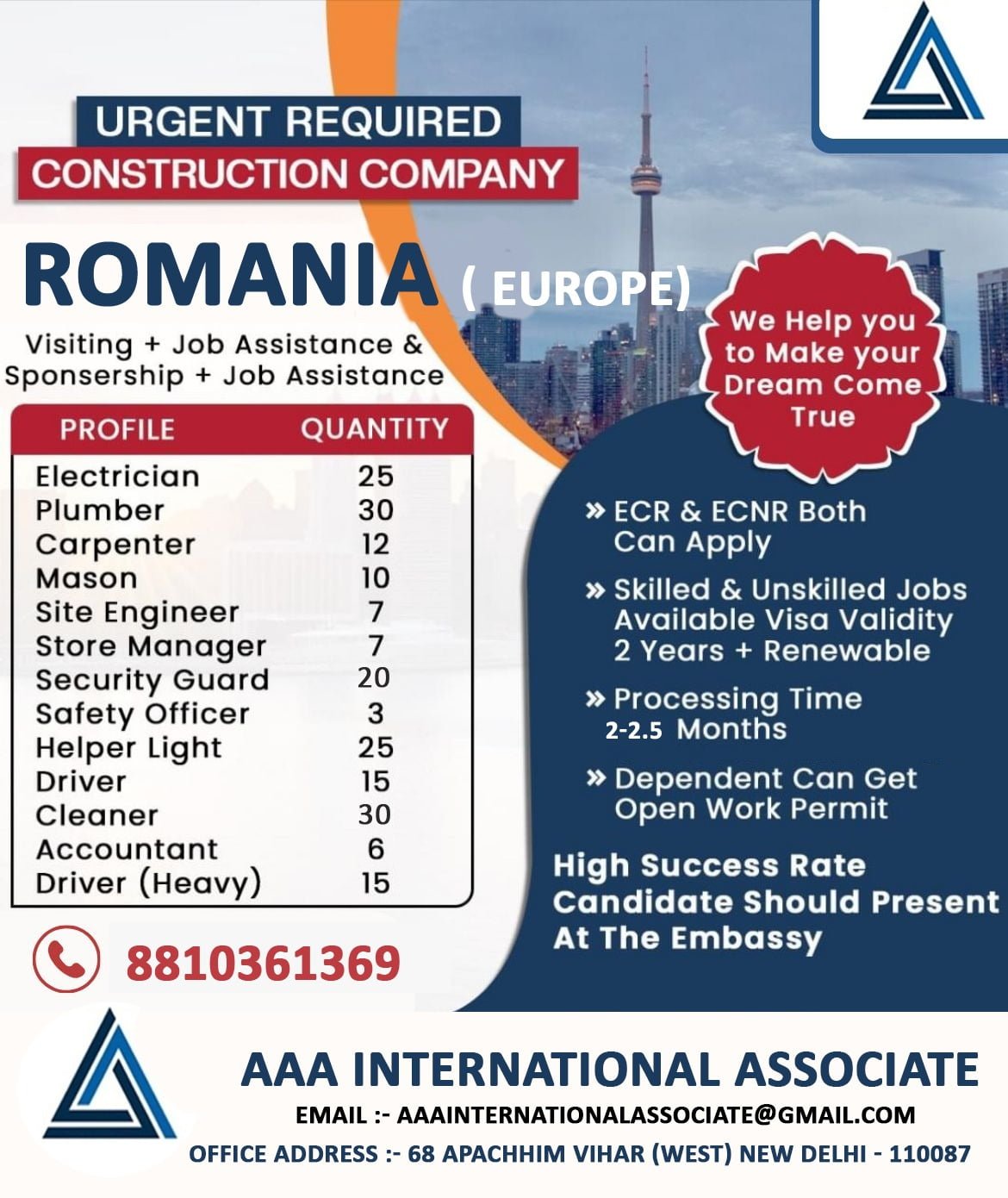 Romania Jobs 1459 Romania Job Vacancies In February 2024